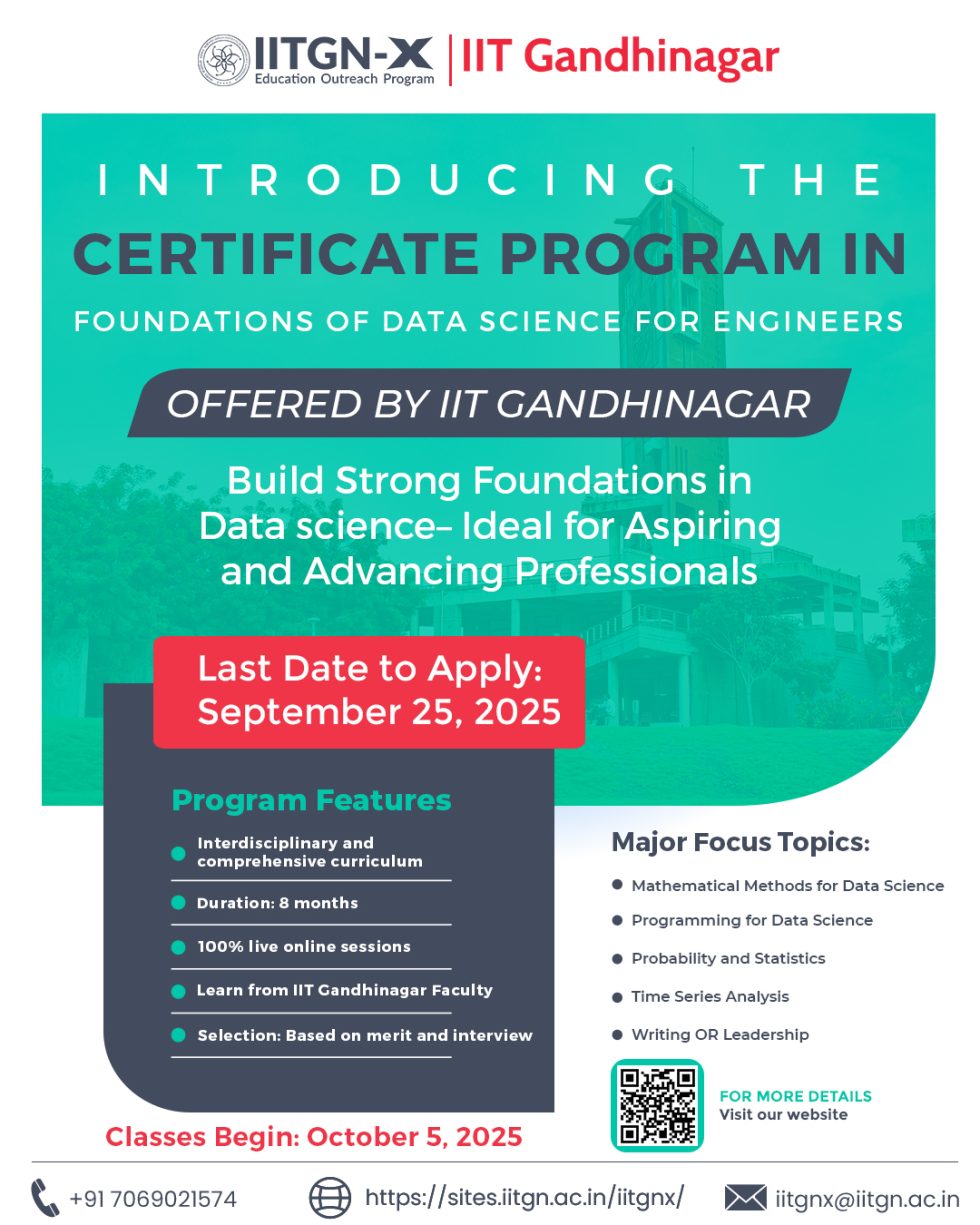 Foundations of Data Science for Engineers (FDSE) | IITGNX